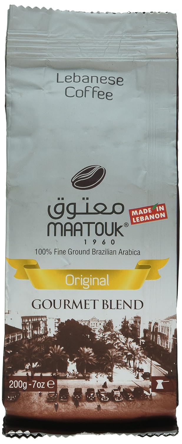 Amazon.com : Maatouk Lebanese Coffee, Original Gourmet Blend, 7 Ounce ...