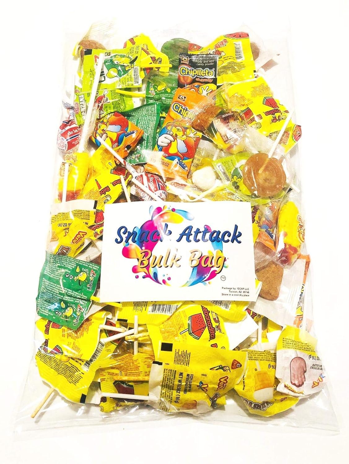 Amazon.com : Mexican Lollipop Candy Assortment Pinata Party Mix, 3 LB ...