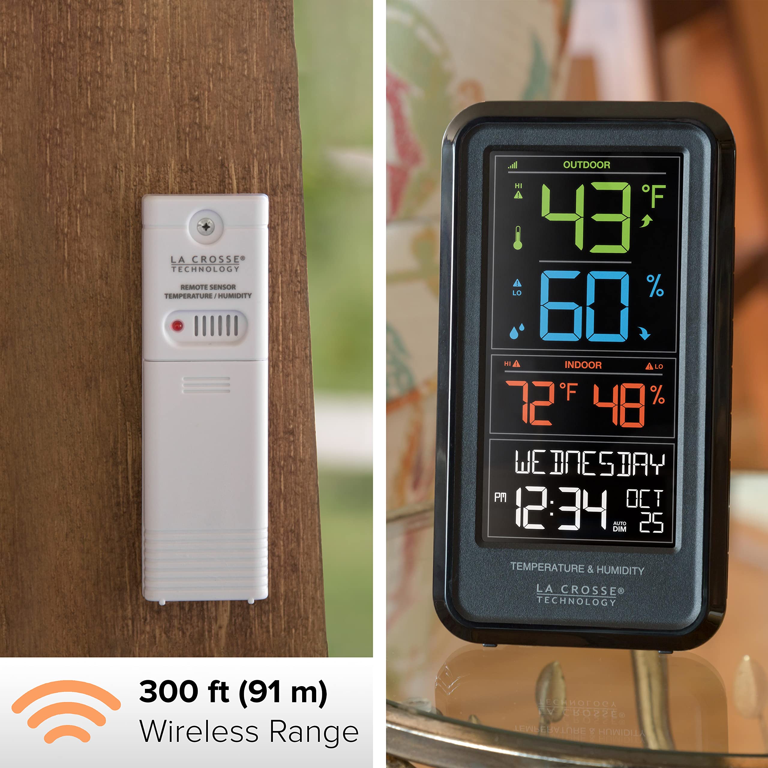 Mua La Crosse Technology Advanced Indoor/Outdoor Temperature & Humidity ...