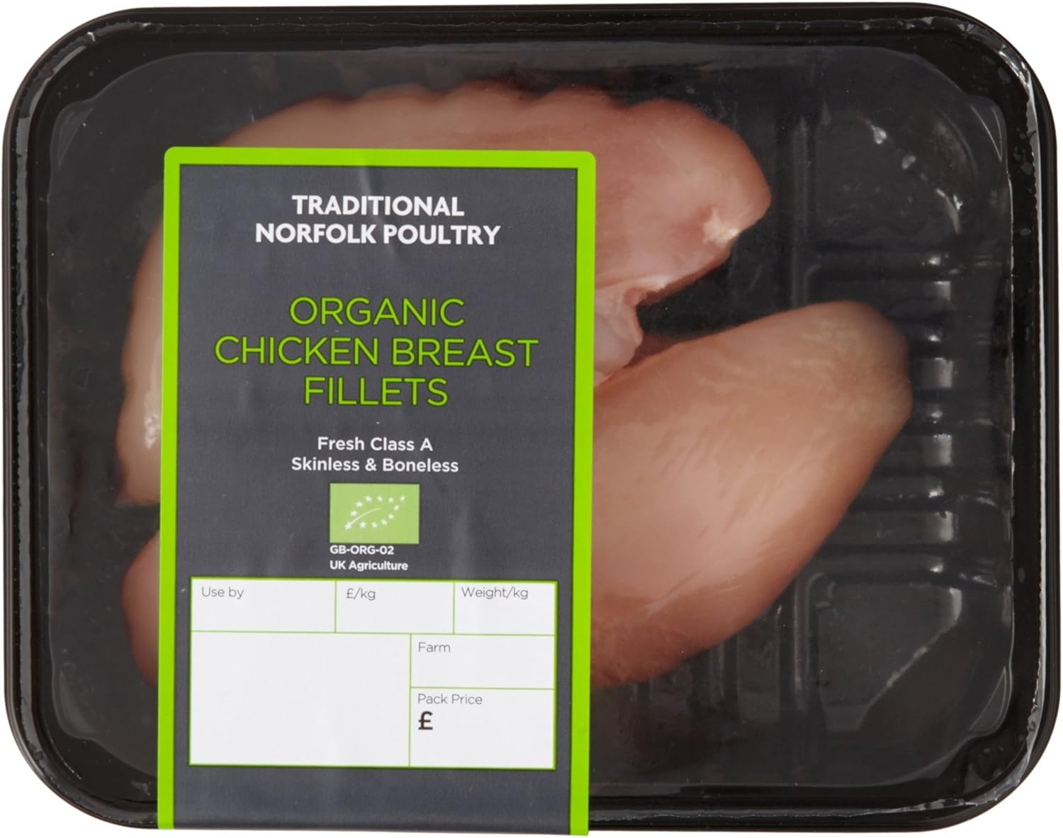 Traditional Norfolk Poultry Premium Organic Chicken Breast Fillets ...