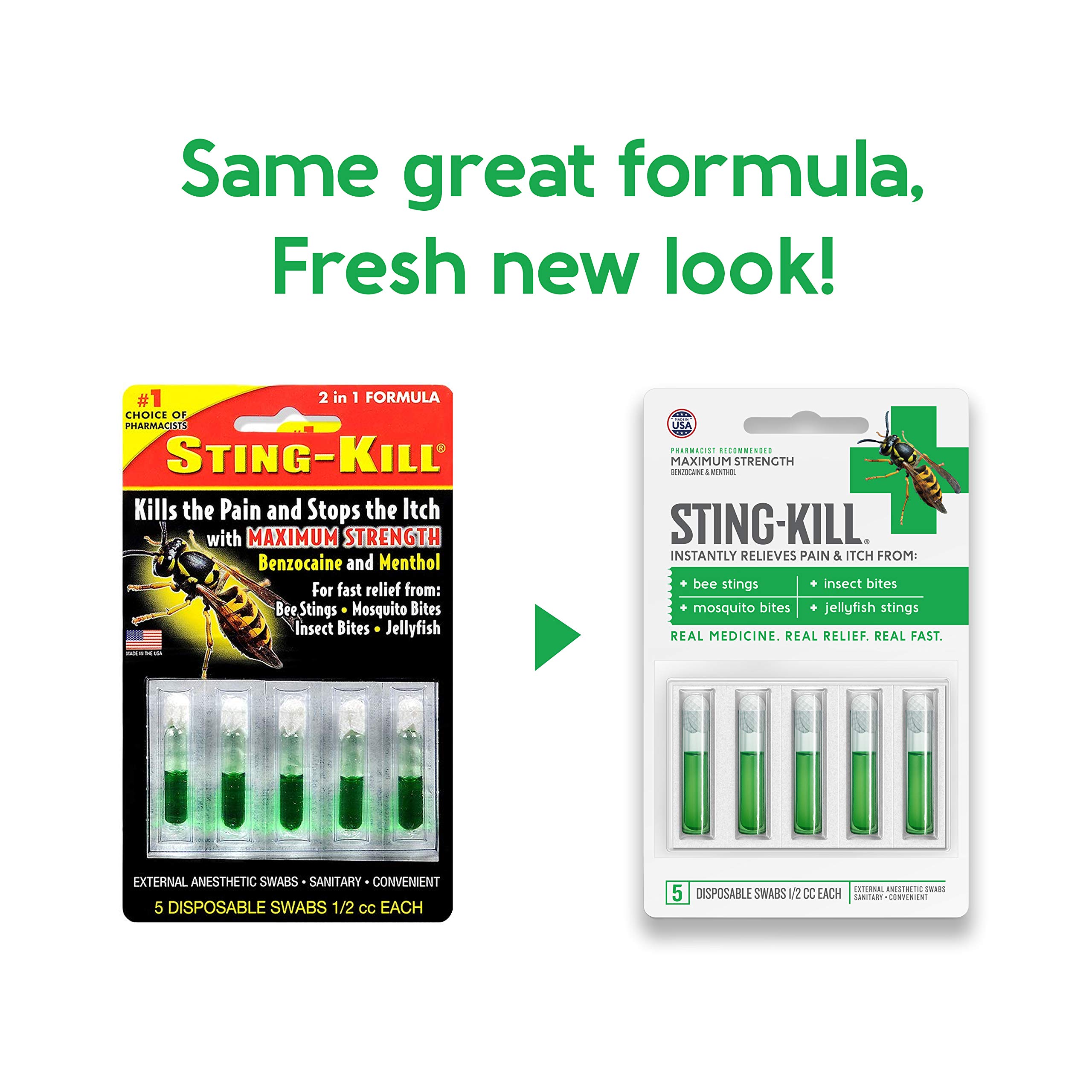 Mua Sting-Kill Maximum Strength Disposable Swabs, 5 Count (Pack of 5 ...