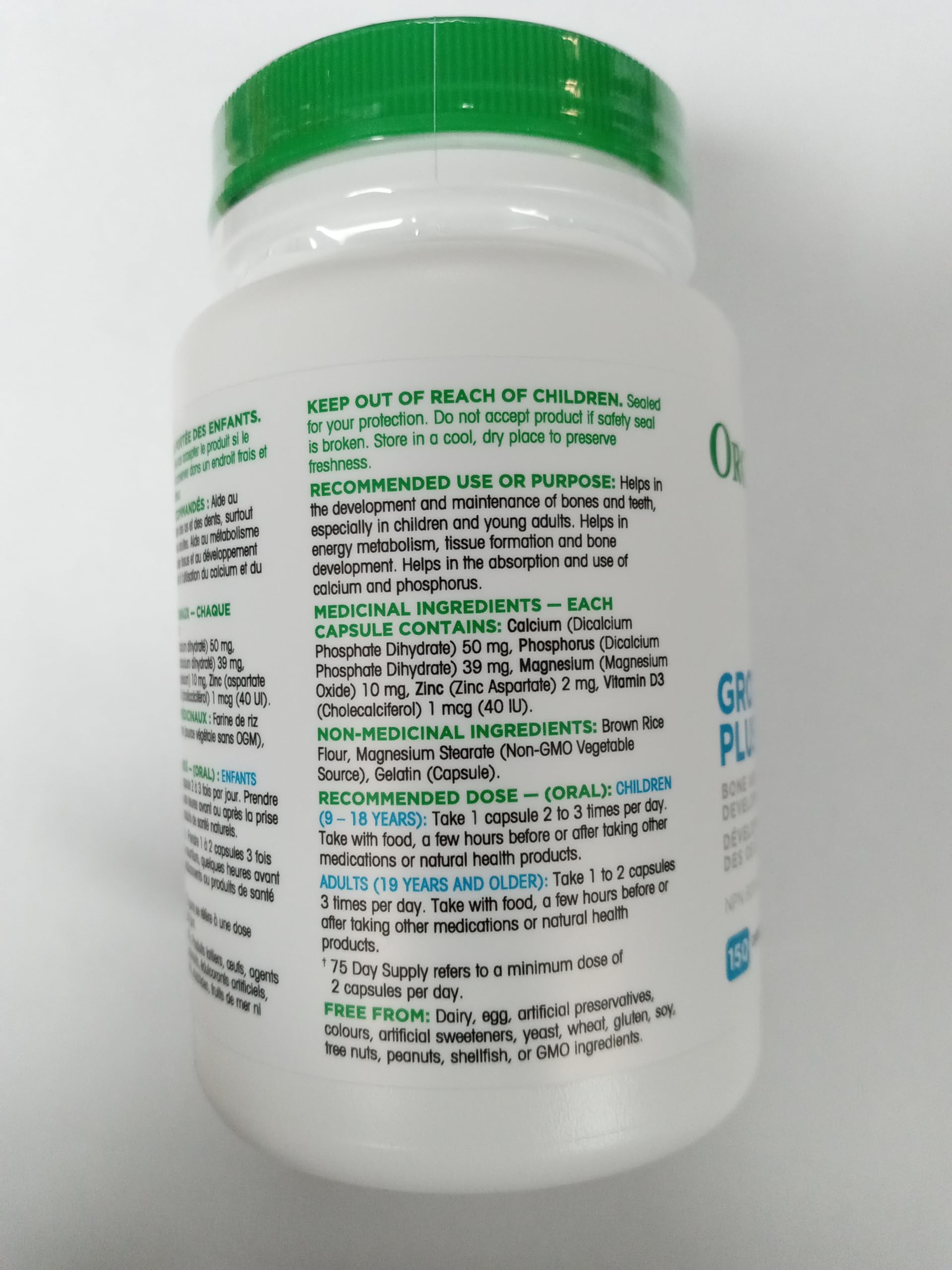 Mua grow plus 150caps,bone and teeth development trên Amazon Mỹ chính ...