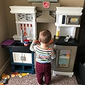 Amazon.com: Step2 Modern Metro Kitchen | Modern Play Kitchen & Toy ...