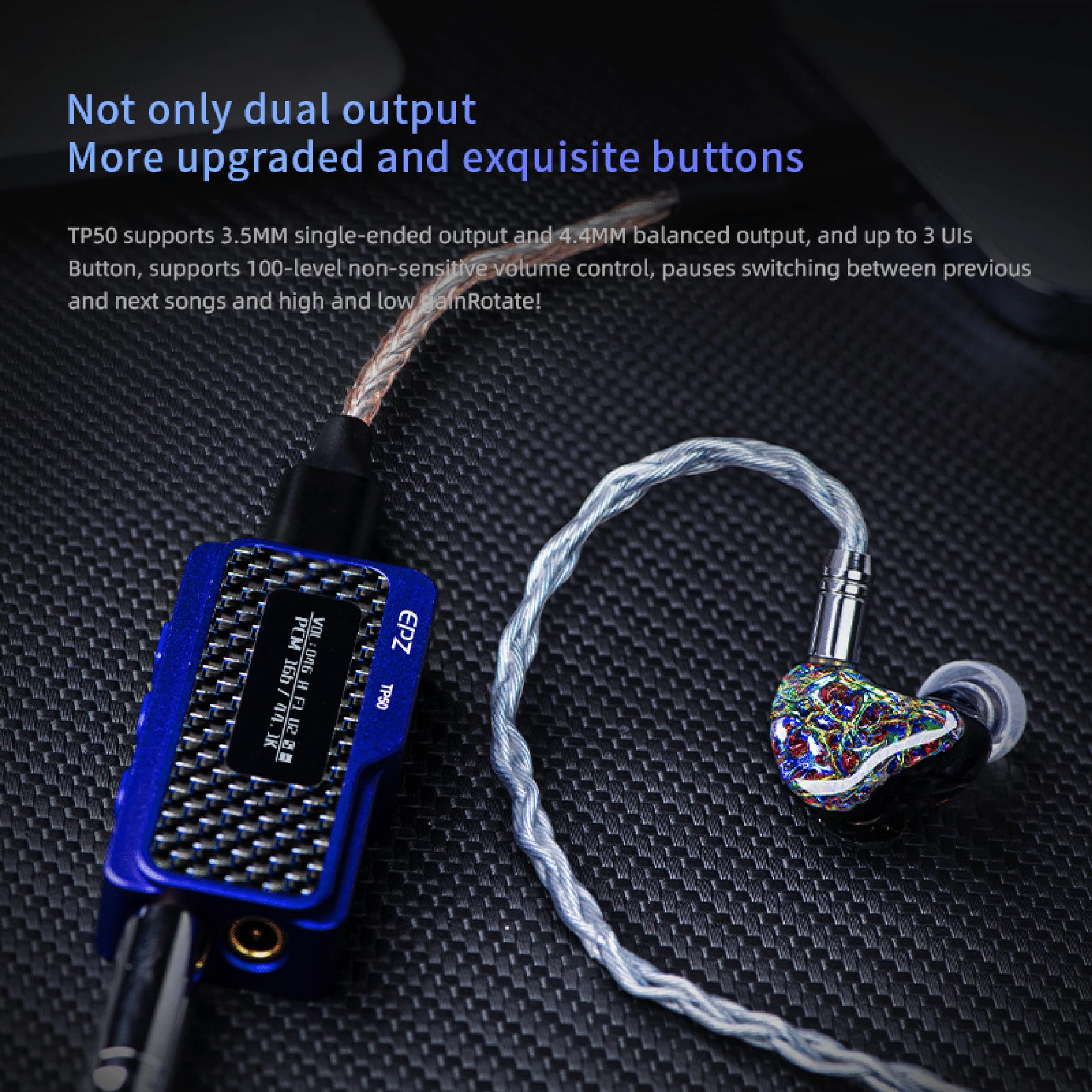 Mua Hifi Kingdom EPZ TP50 Portable Headphone Amplifier with 32bit/768KHZ/DSD256, 3.5mm & 4.4mm ...