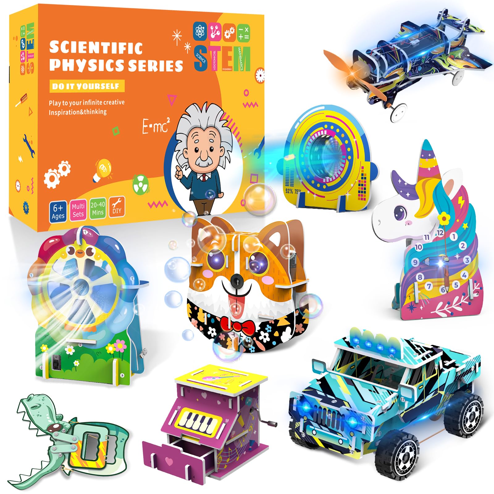 Mua 8 Set STEM Science Building Kits for Kids Ages 6-8, Electronic ...