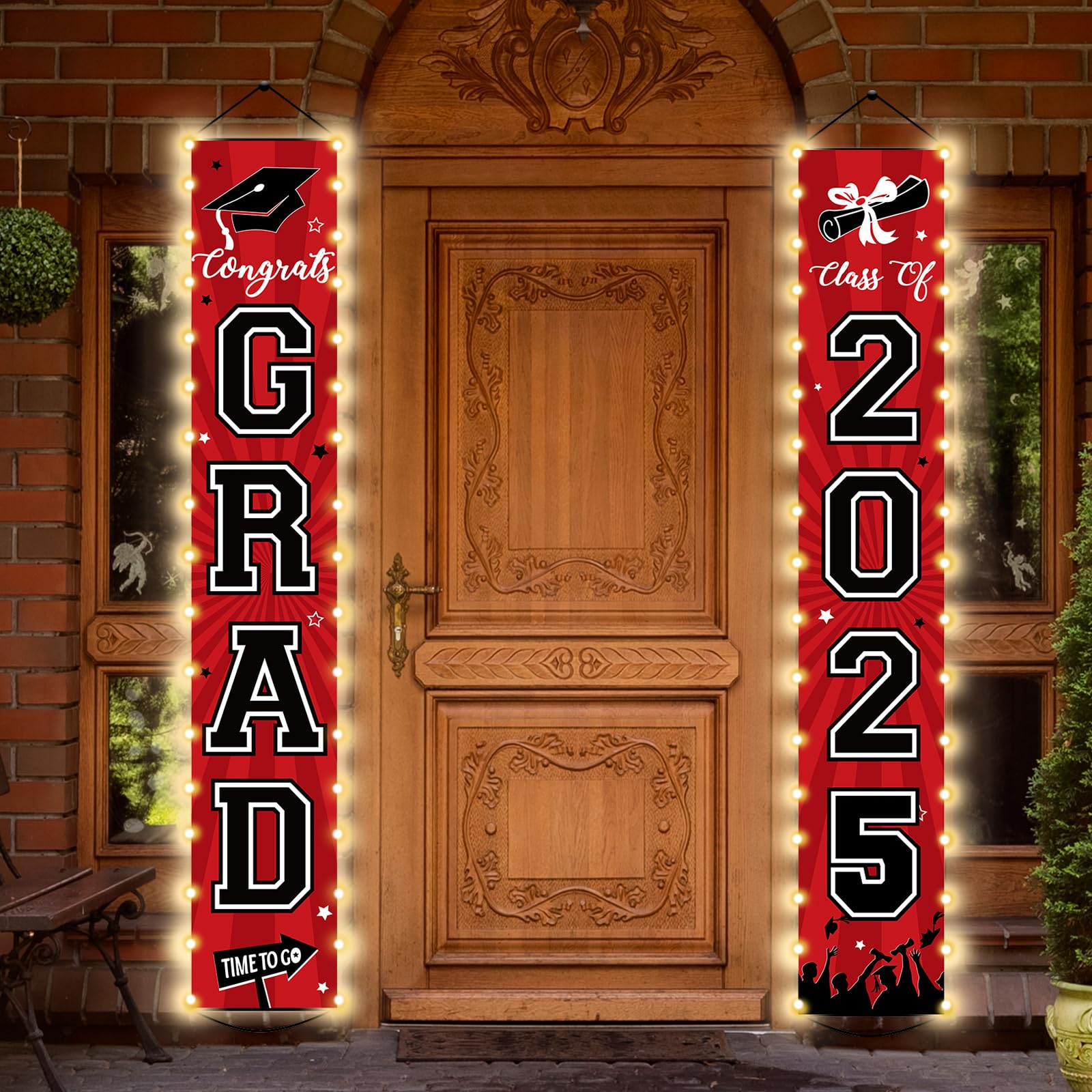 2025 Graduation Banners Class of 2025 Congrats Grad Porch Sign Party ...