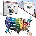 Amazon.com - RV State Map Sticker - 11" x 17", Explore & Mark States ...