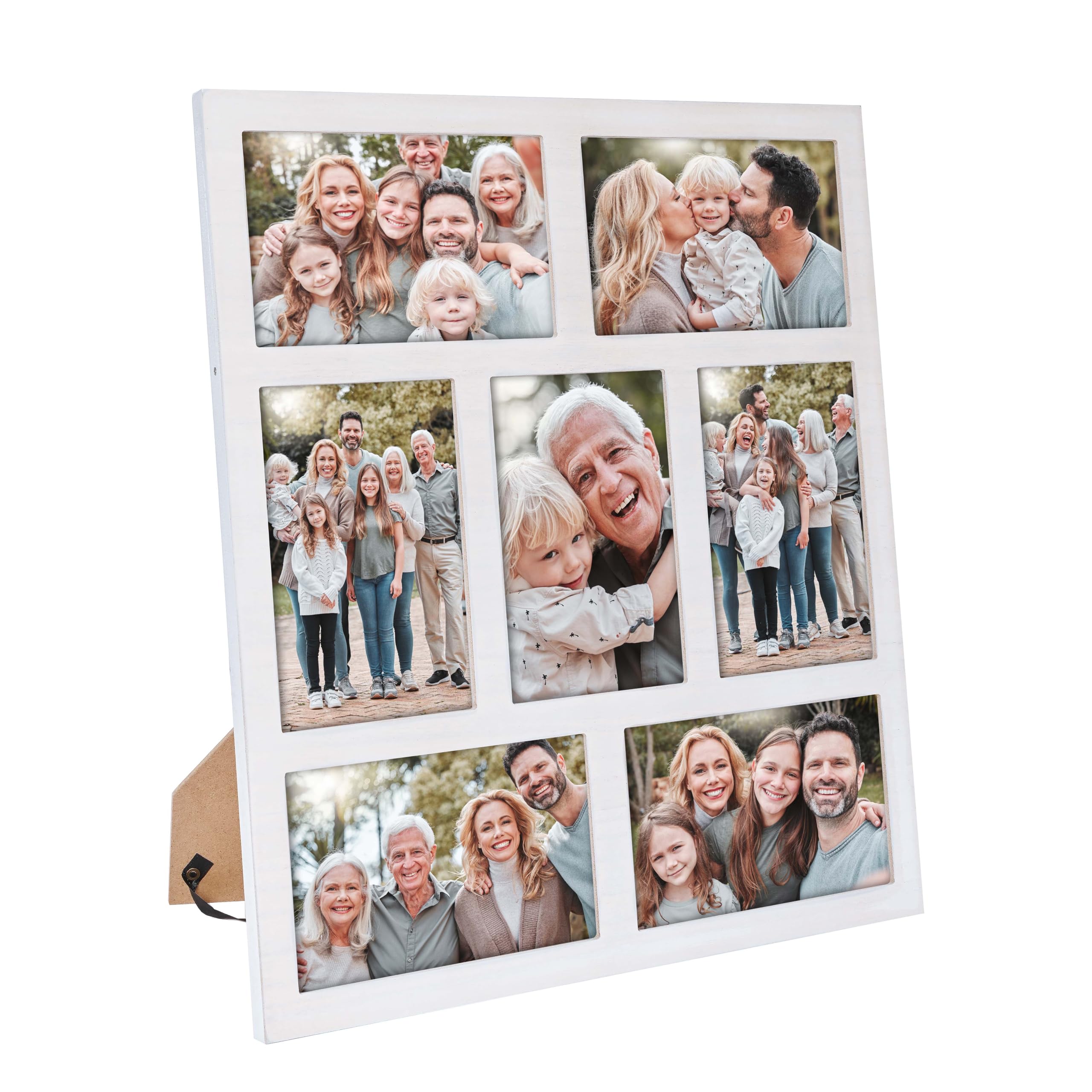 MONT PLEASANT Picture Frame Collage 4x6 Photos Display - 7 Openings ...