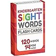 Amazon.com: Sight Words Flash Cards Kindergarten - 120 High Frequency ...