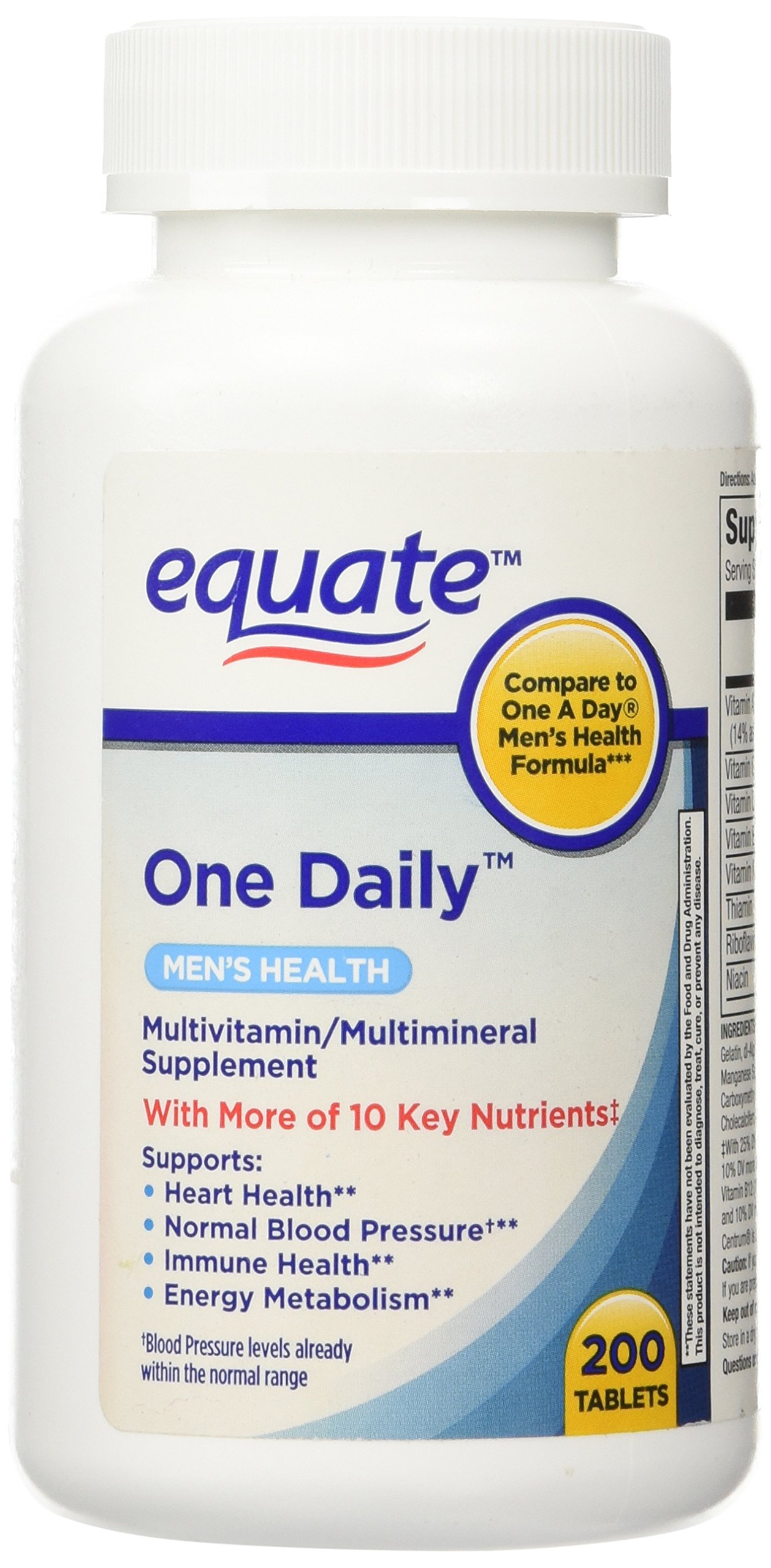 Mua Equate - One Daily Multivitamin, Men's Health Formula, 200 Tablets ...
