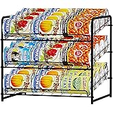 Amazon.com: FlagShip Pantry Food Can Rack Organizer, 3-Tier Stackable ...