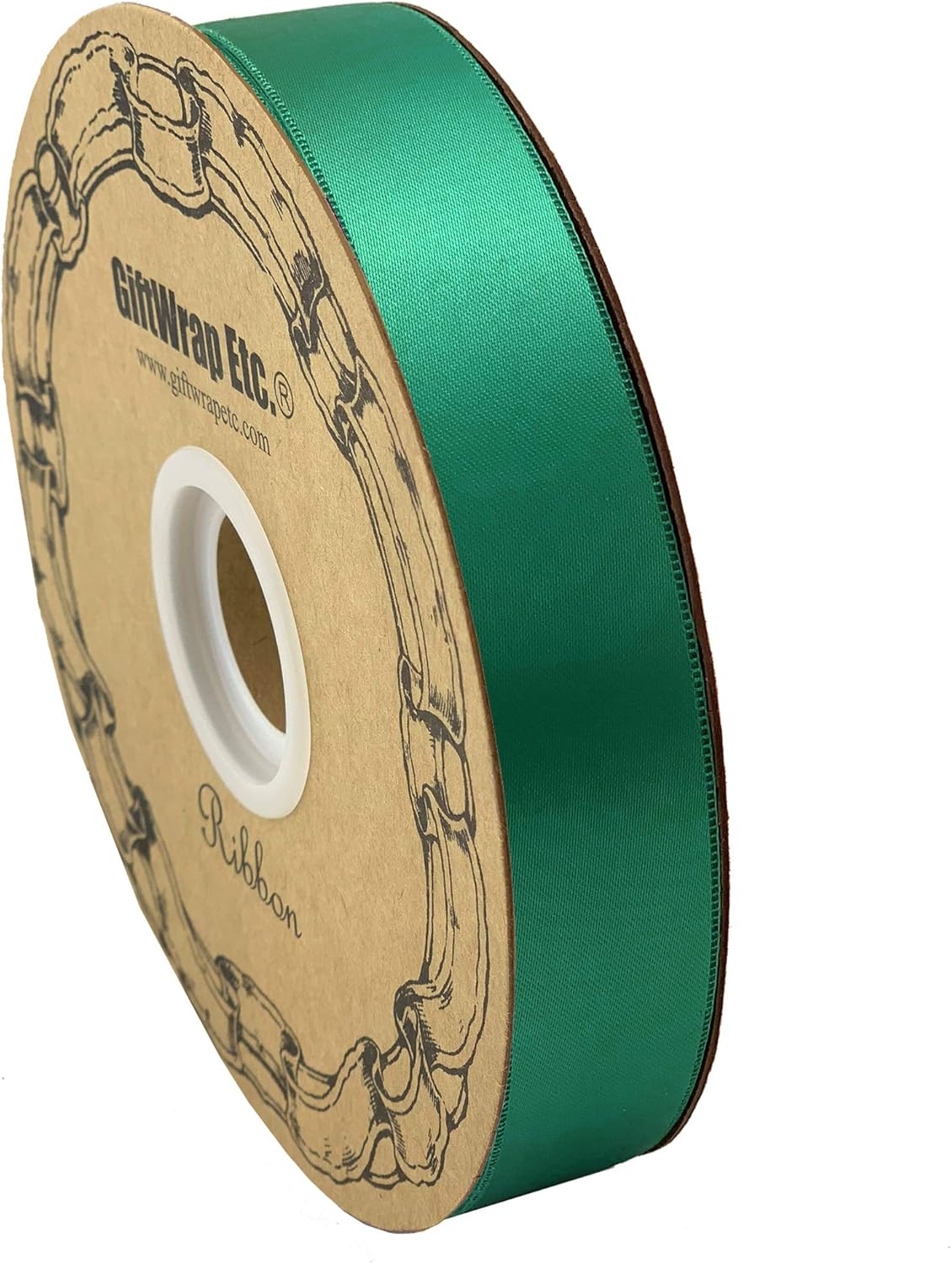 Amazon.com: Emerald Green Satin Fabric Ribbon - 1" x 100 Yards ...