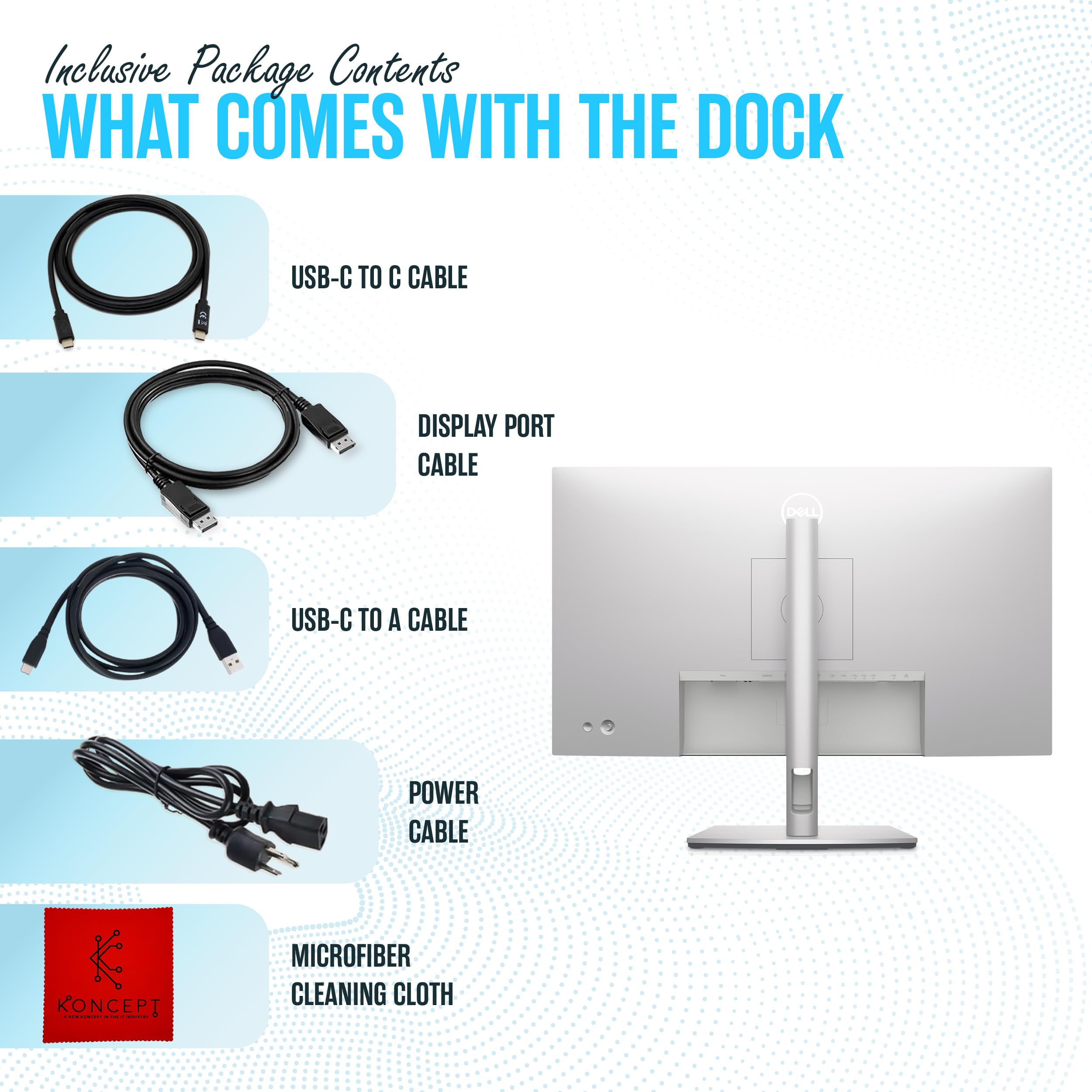 Dell UltraSharp U2723QE 27 Inch 4K UHD WLED Monitor Bundle - 1 Year ...