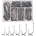 Amazon.com : Baitholder Fishing Hooks Kits High Carbon Steel Saltwater ...