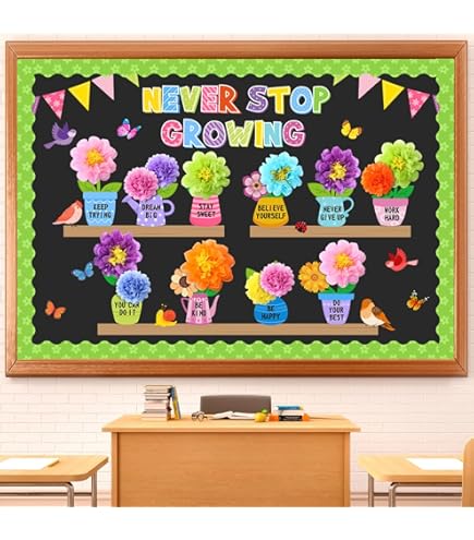 Hopping Into Spring Bulletin Board Spring Bulletin Board Decor Set ...
