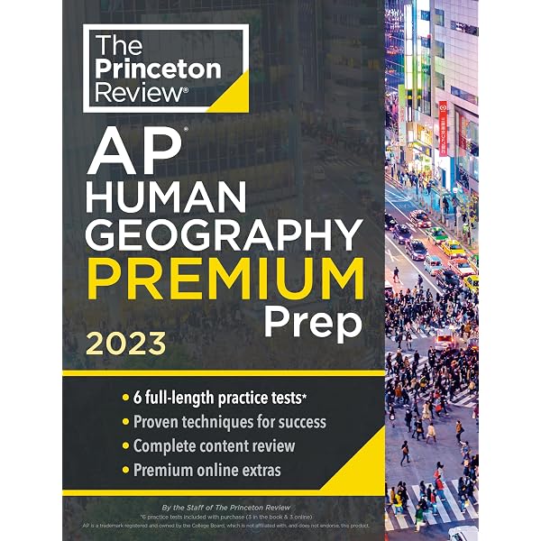 Ap Human Geography Premium With 6 Practice Tests2020 Sale ...