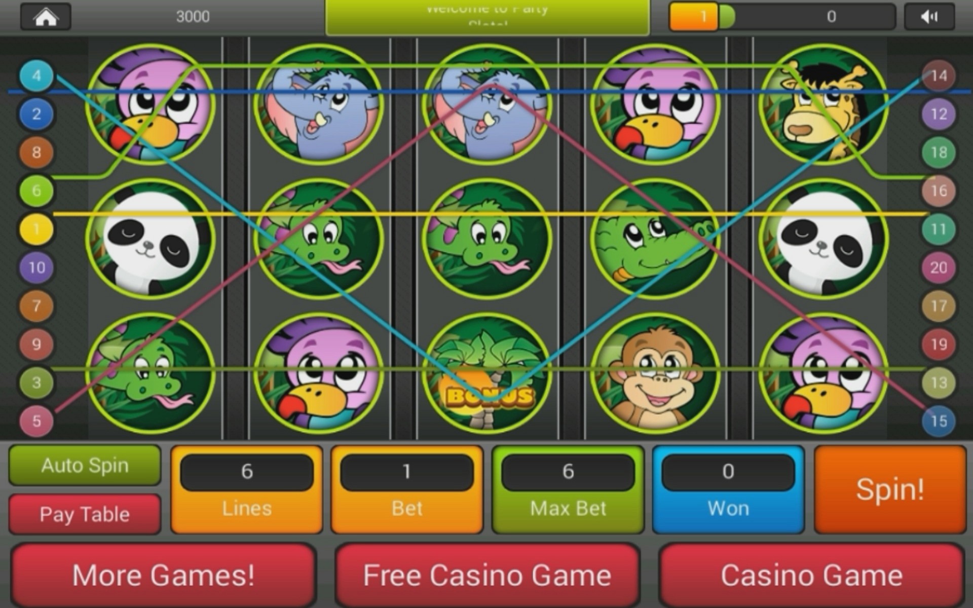 Safari Fun of Riches Casino Video Slots Machine Games For Android ...