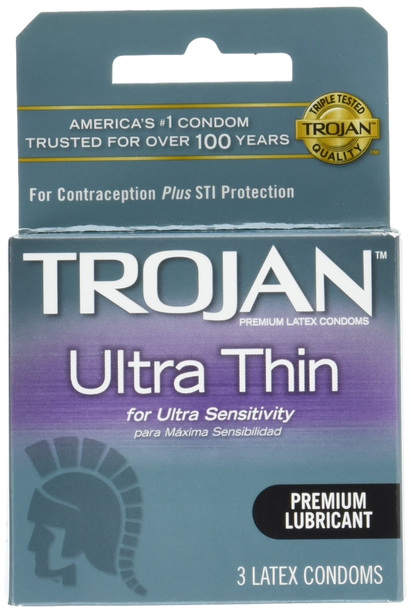 Amazon.com: Trojan ENZ Lubricated Condoms, 3 Count (Pack of 6): Health ...