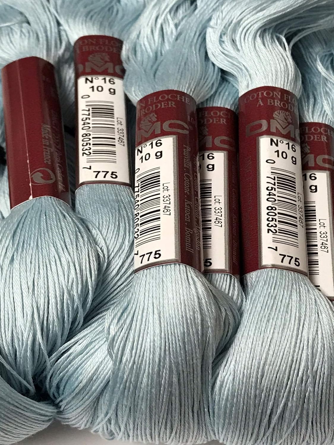 Amazon.com: FLOCHE-DMC COTON FLOCHE A BRODER-COLOR 775-LT BLUE