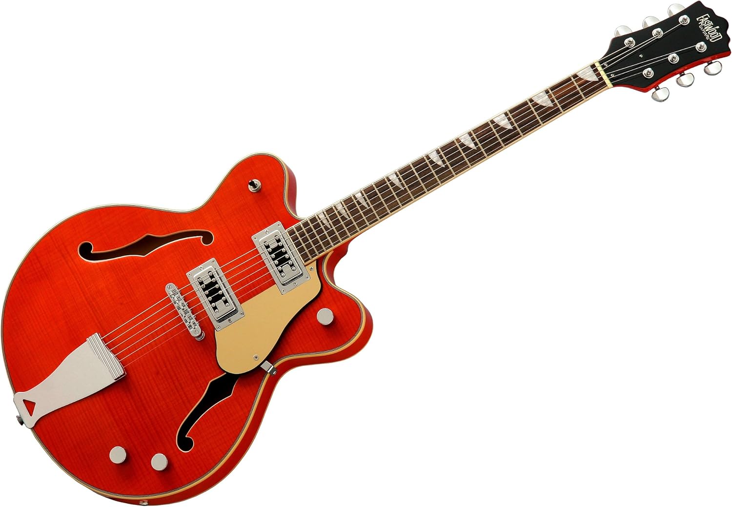 Amazon.com: Eastwood Classic 6 Guitar - Orange: Musical Instruments