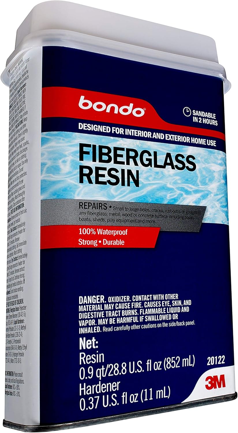 3M 20122 All Purpose Fiberglass Resin, 1 Quart by 3M: Amazon.co.uk: DIY ...
