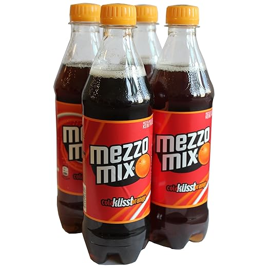 Amazon.com : Mezzo Mix 4 pack 500ml ea. German Import (.5L Bottles ...