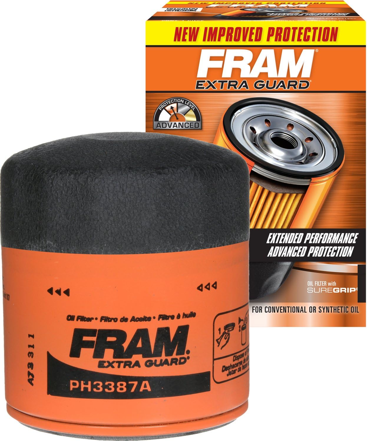 fram-ph3387a-extra-guard-passenger-car-spin-on-oil-filter-oil-filters