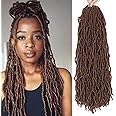 Amazon.com : 7 Packs 22 Inch Faux Locs Crochet Hair Pre Looped Soft ...