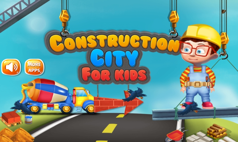 Construction City For Kids : construction game for kids - diggers ...