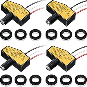 4 Pieces Direct Current Photoelectric Switch 12v 24v 36v 48v Photocell ...