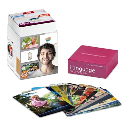 Language Flash Cards Set: Feelings and Emotions, Prepositions, Verbs ...