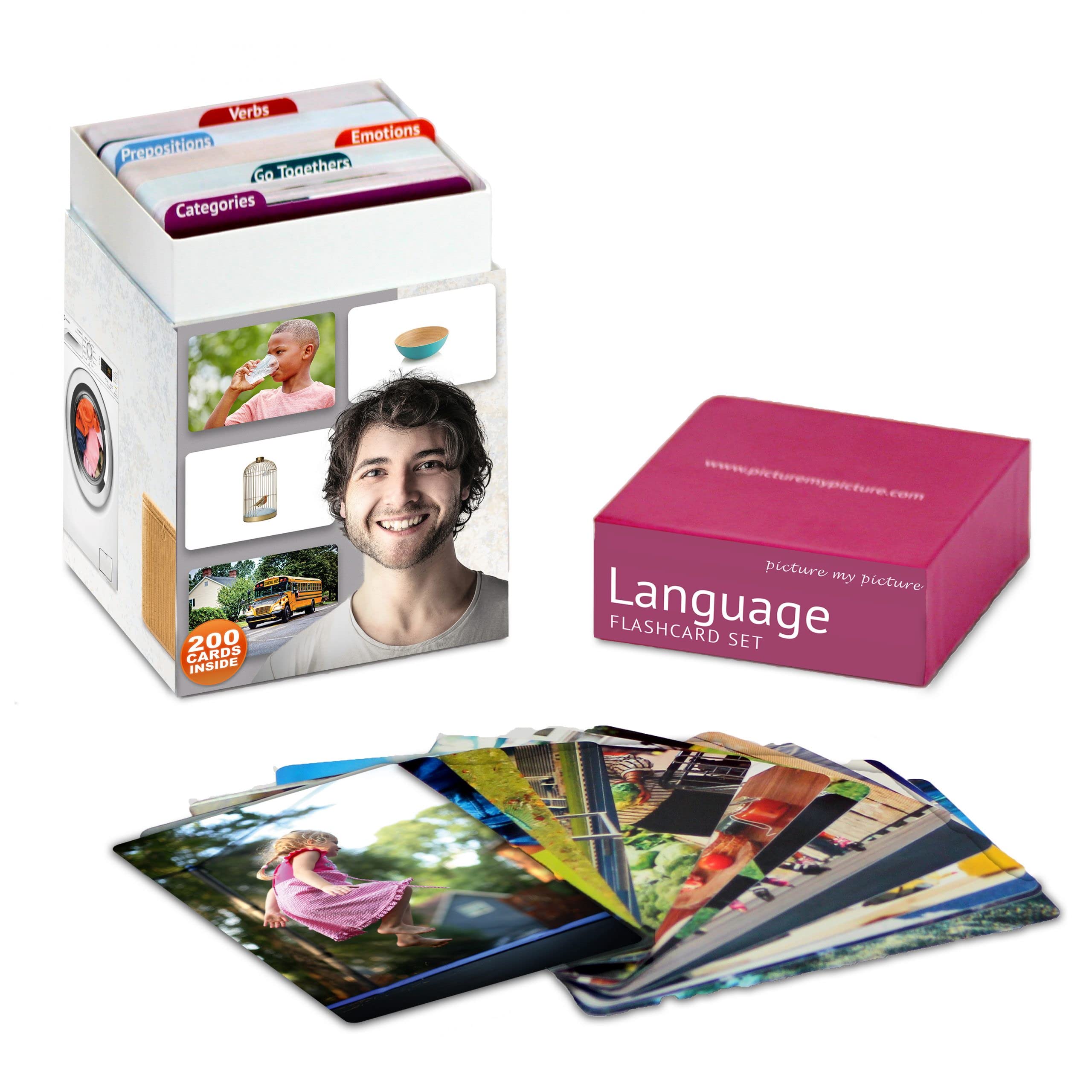 Mua Language Flash Cards Set: Feelings and Emotions, Prepositions ...