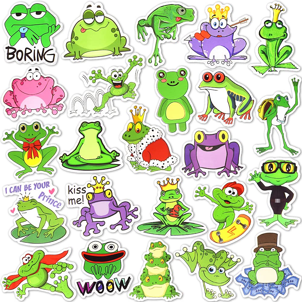 SUSIHI Frog Stickers for Kindle Kids Cute Frog Stickers Water Bottles ...