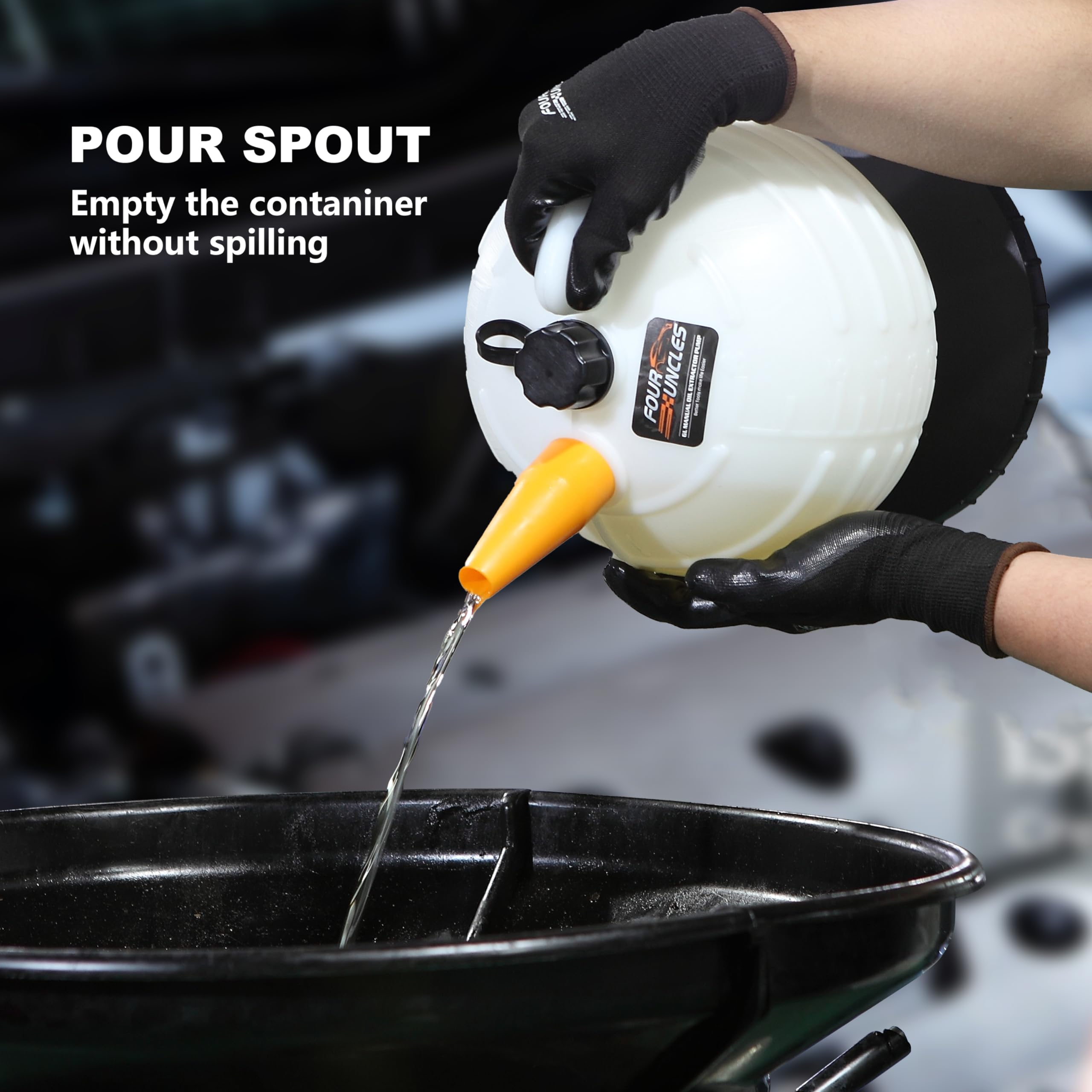 Mua FOUR UNCLES 6L Manual Oil Extractor Pump - Fluid Extractor with 59 ...