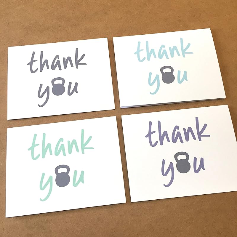 Amazon.com: Personal Trainer Thank You Cards, Fitness Thank You Cards ...