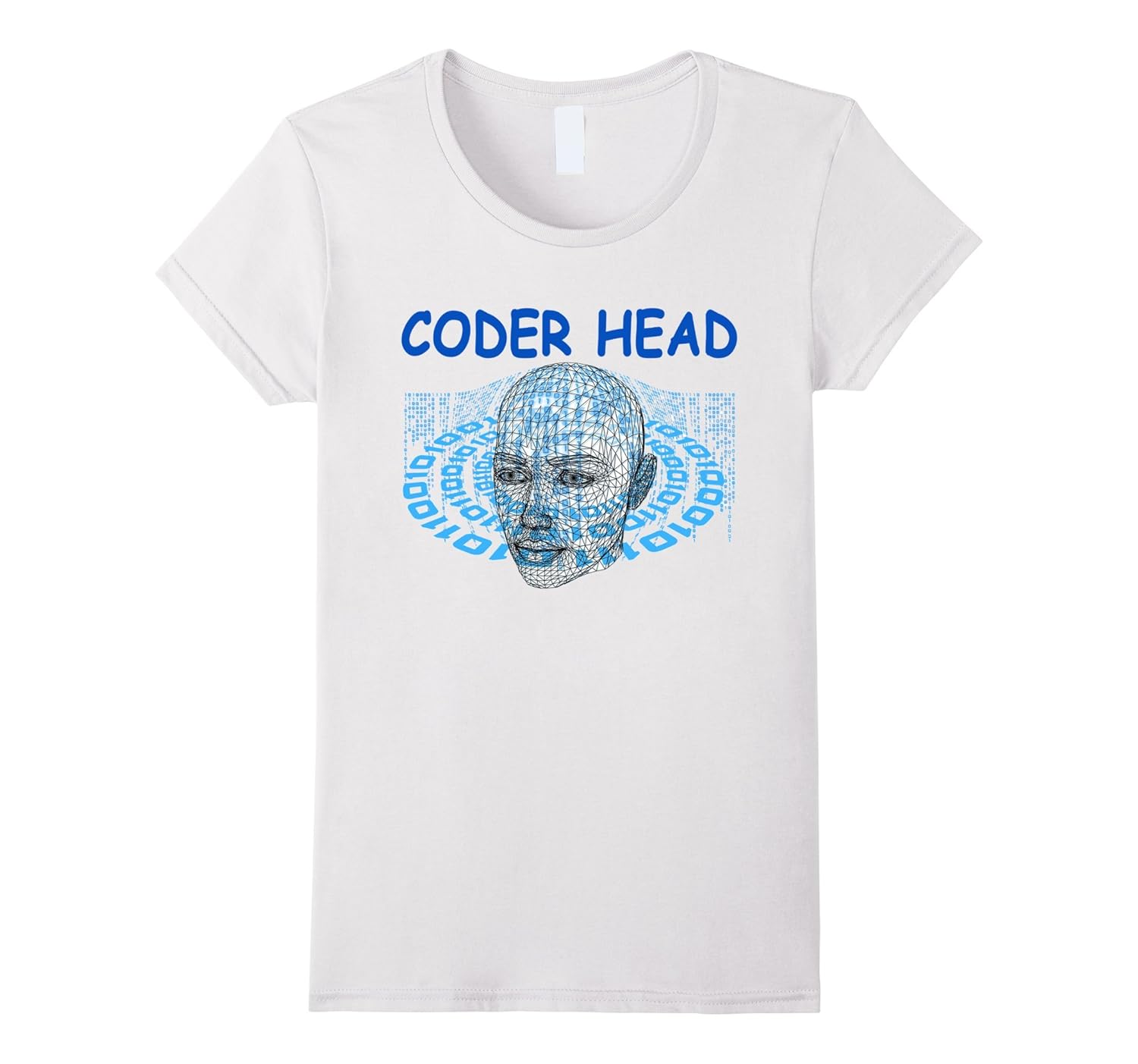 Coders Code T-Shirts Coder Head Funny Coding TShirt-4LVS