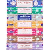 Amazon.com: Satya Incense Sticks Gift Set, 7 Scents, Nag Champa, Super ...