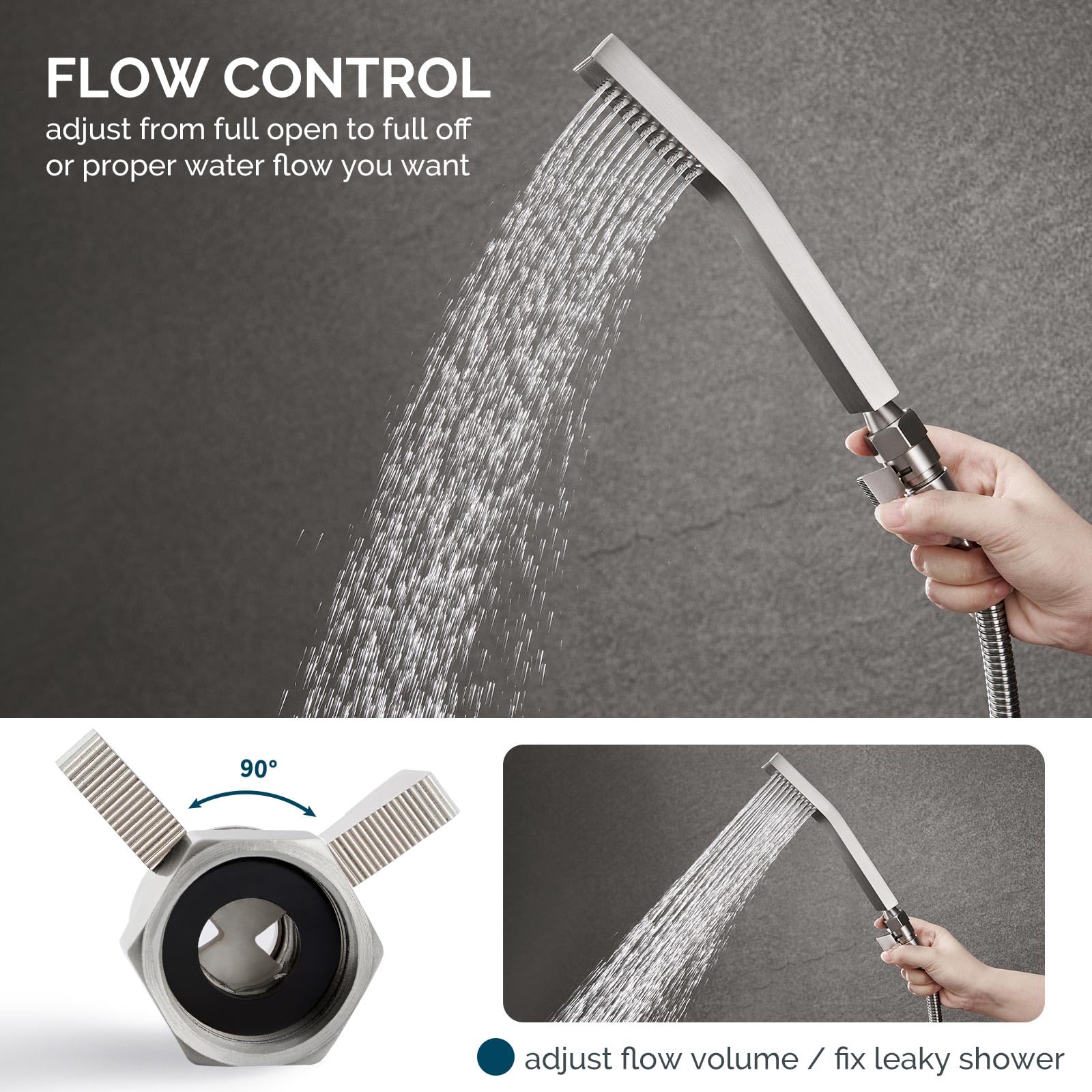 Angle Simple Water Flow Control Valve, Brass Shut Off Valve For Dual ...