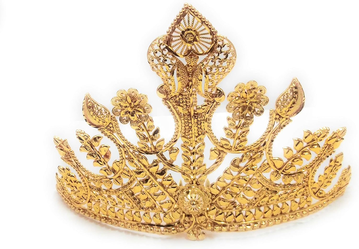 Buy IB Gold Plated Crown for god/Women for Bride (3) Online at Low ...
