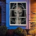 Amazon.com: Halloween Window Cover Decorations, Fabric The Nun Creepy ...
