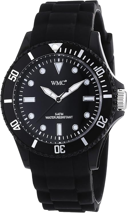 WMC Uhren Men's Quartz Watch WMC Tropico Schwarz 7840 with Plastic ...