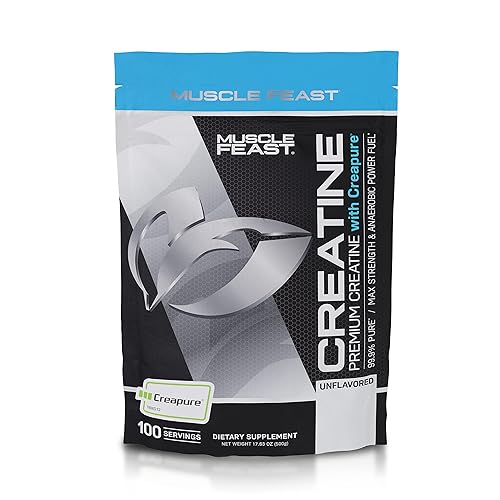 Muscle Feast Creapure Creatine Monohydrate Powder, Vegan Keto Friendly ...