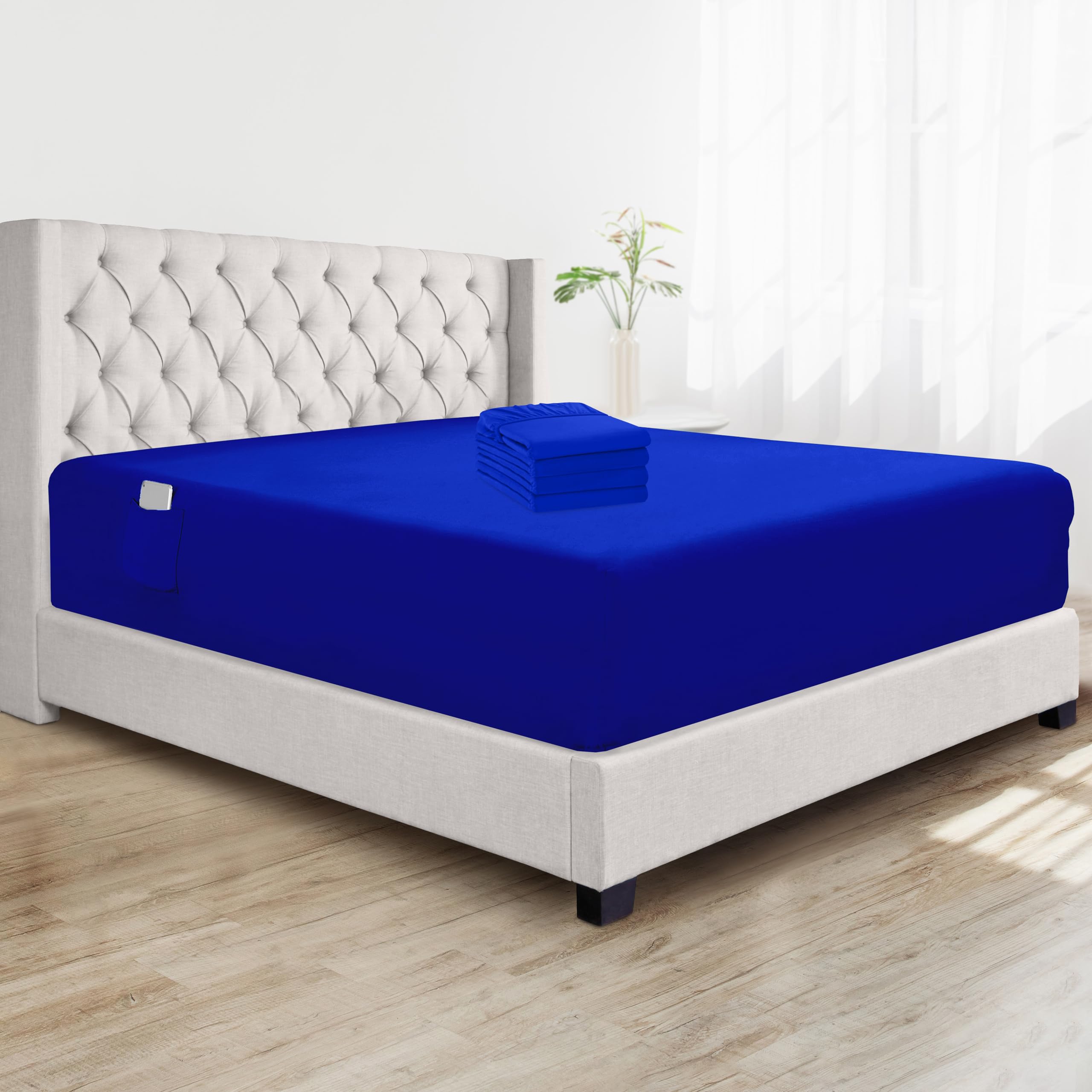 Elegant Comfort Super Soft 1-Piece Single Extra Deep Pocket 1500 ...