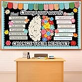 Amazon.com: FYSUIMU Growth Mindset Bulletin Board Set Motivational ...