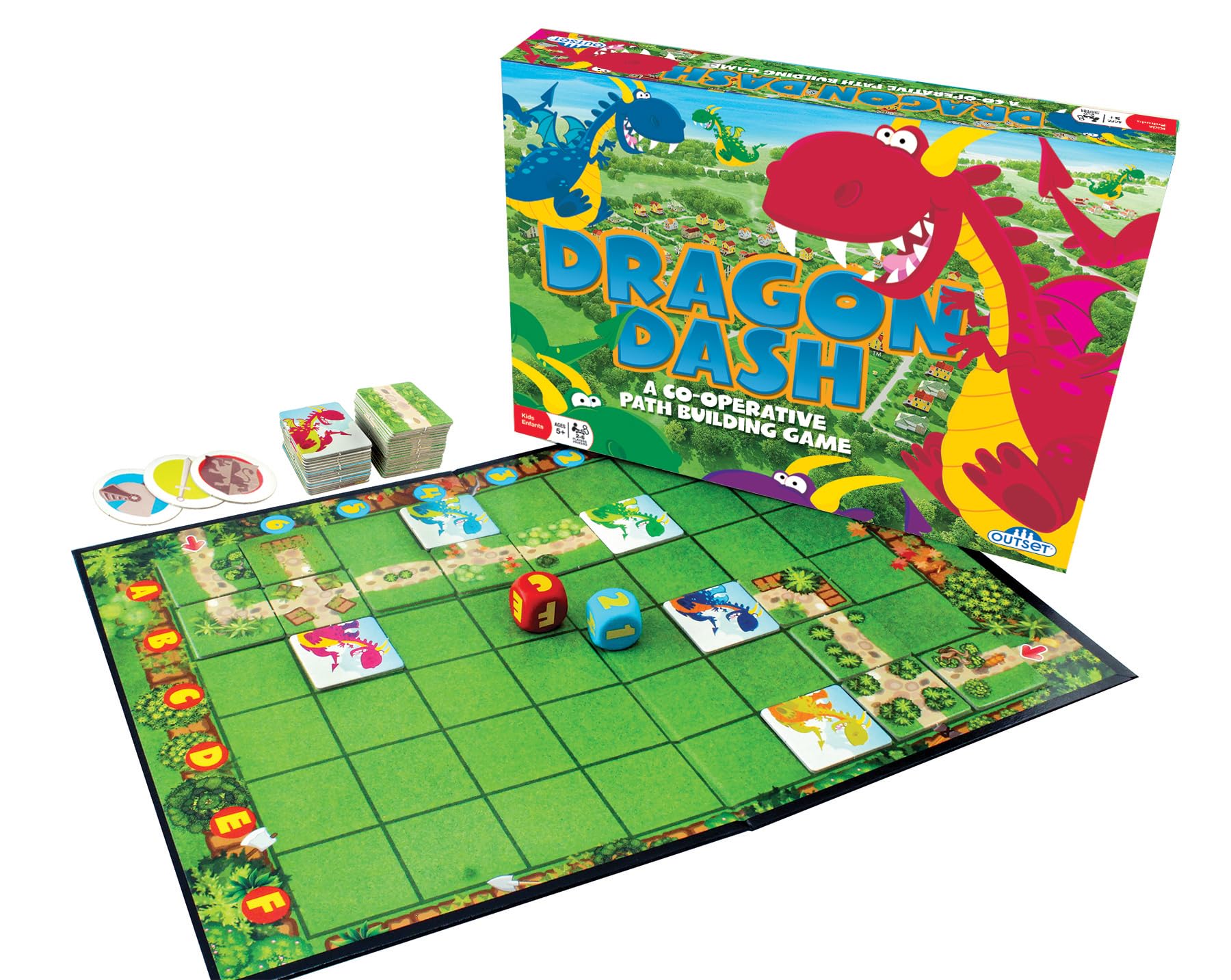 Mua Dragon Dash - No Reading Required, Co-Operative Path Building Kids ...