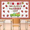 Amazon.com: Strawberry Bulletin Board Decorations Set, Strawberry Red ...