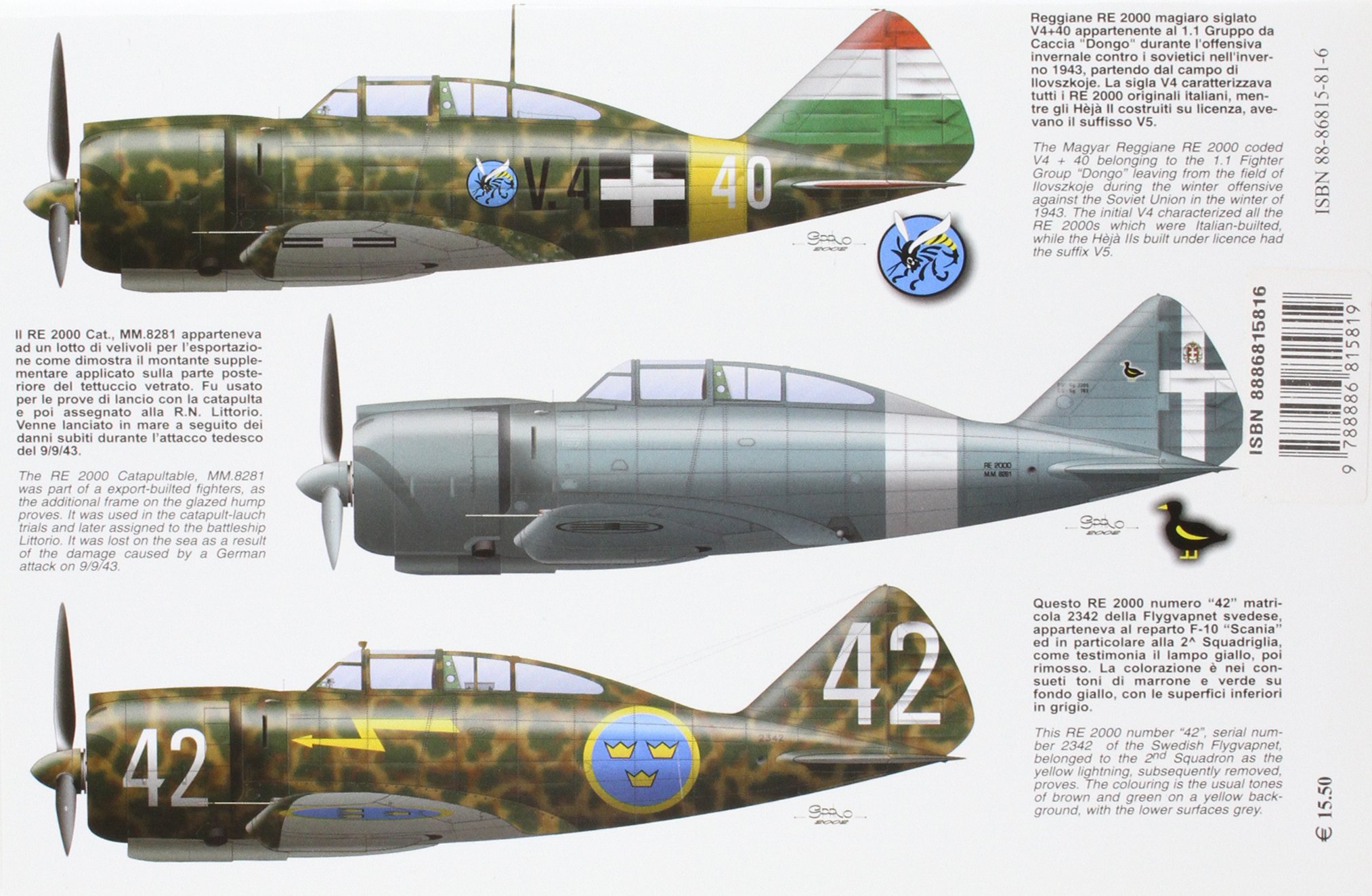 Color of Littorio's Reggiane 2000? : r/ModelShips