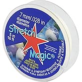 Amazon.com: Stretch Magic Elastic Beading Cord – Clear Color, 0.5mm in ...