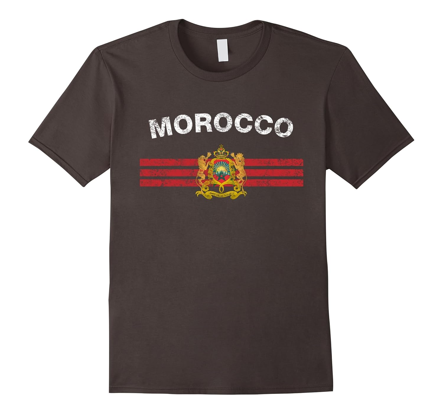 Moroccan Flag Shirt – Moroccan Emblem & Morocco Flag Shirt-4LVS ...