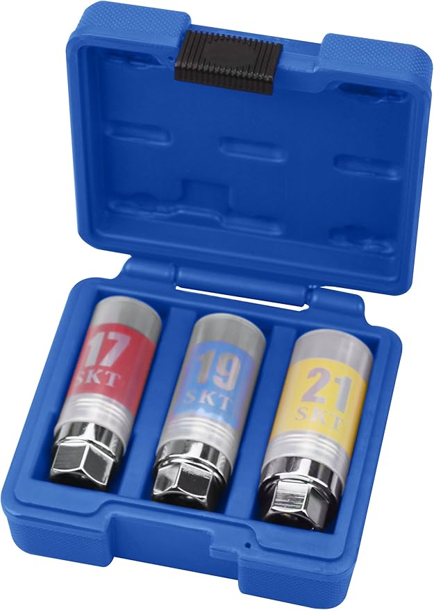 Amazon.com: Kauplus 3PCS 1/2” Dr. Metric Wheel Protector Impact Socket ...